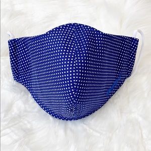 Accessories | Triple Layer Cloth Polka Dot Face Mask Reuseable | Poshmark